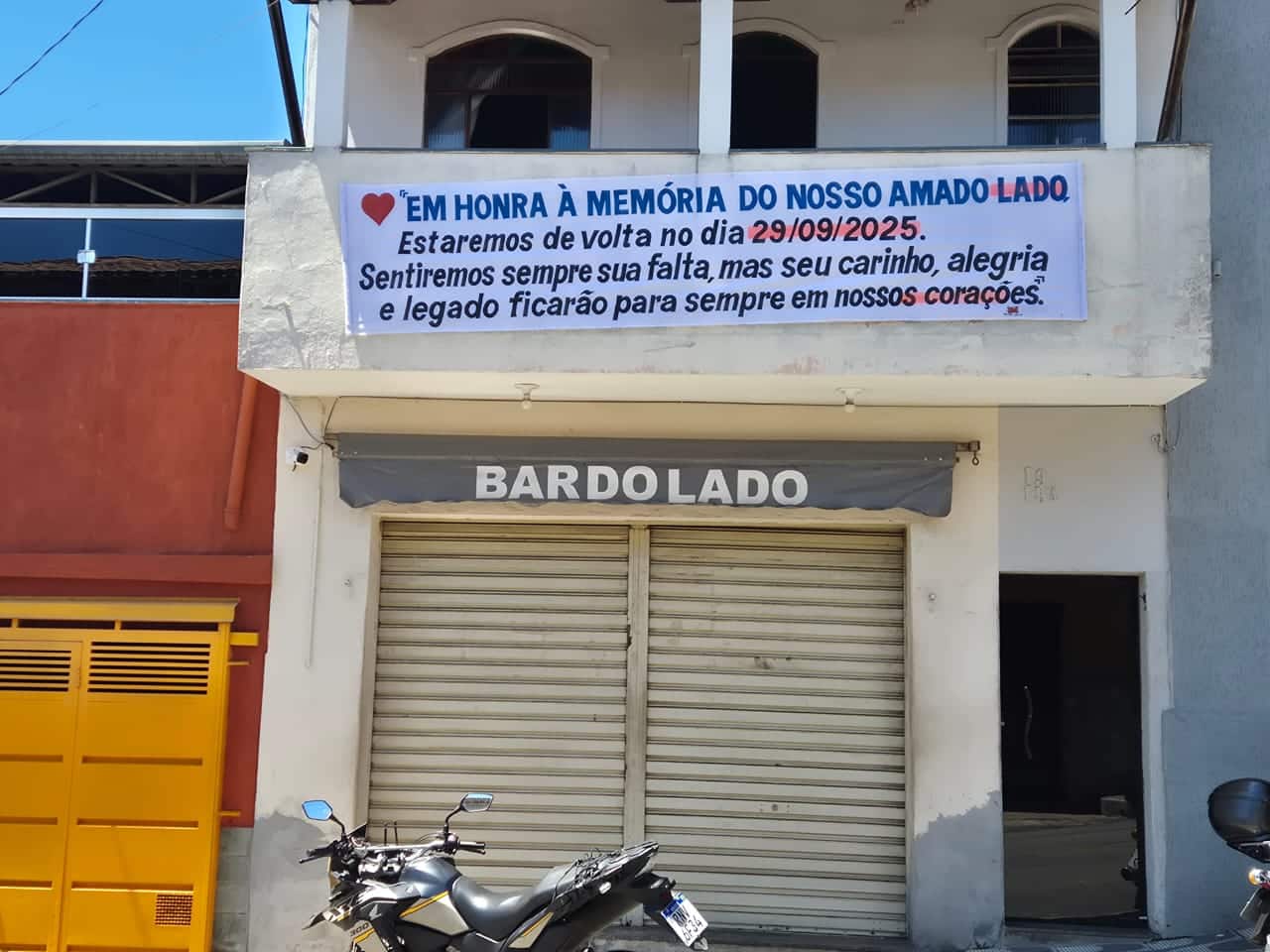 Bar do Lado em Lafaiete volta a funcionar em homenagem póstuma ao ...